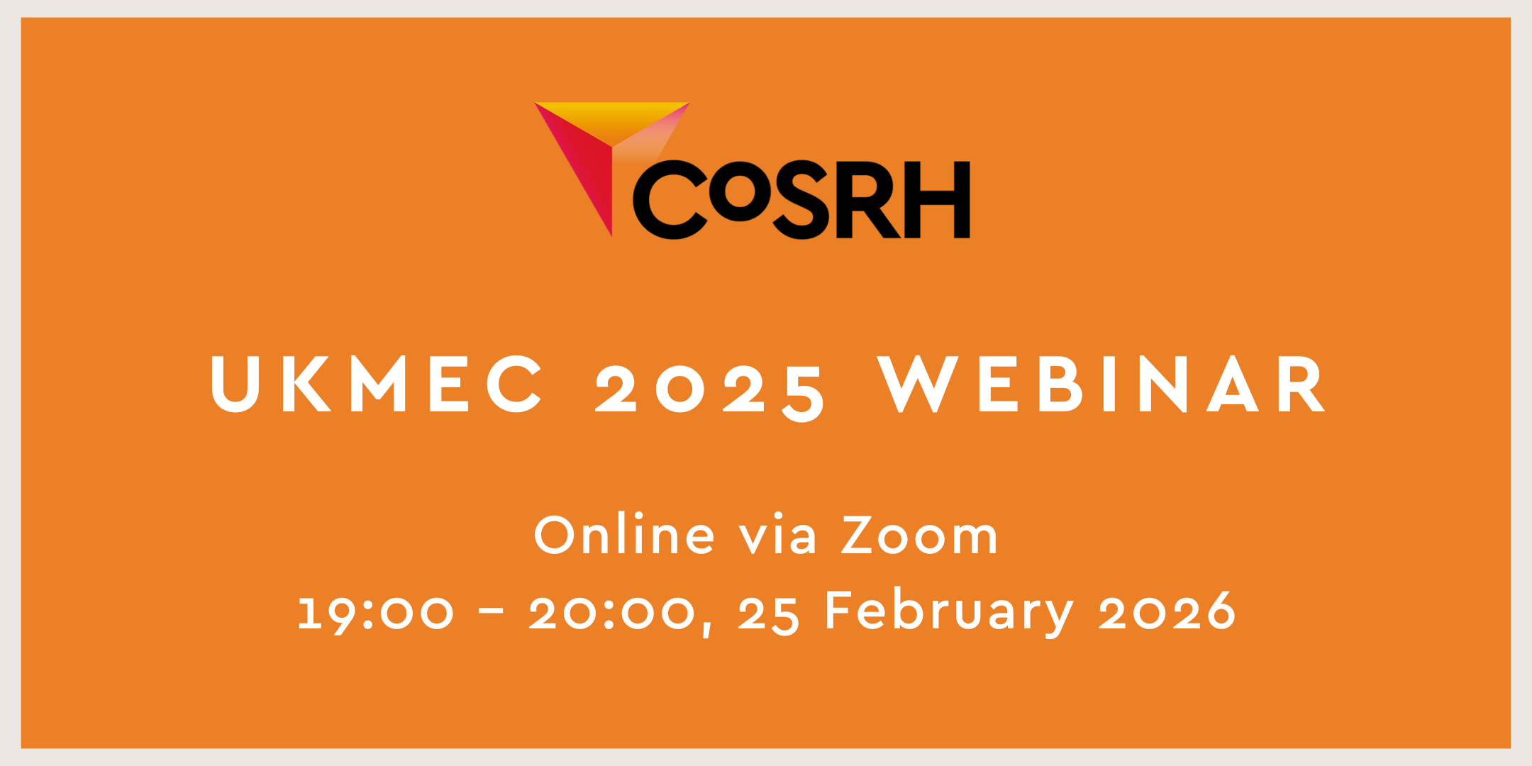 CEU UKMEC 2025 Webinar | CoSRH